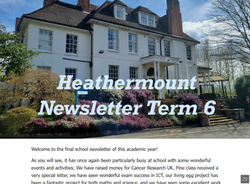 Heathermount School - Newsletters